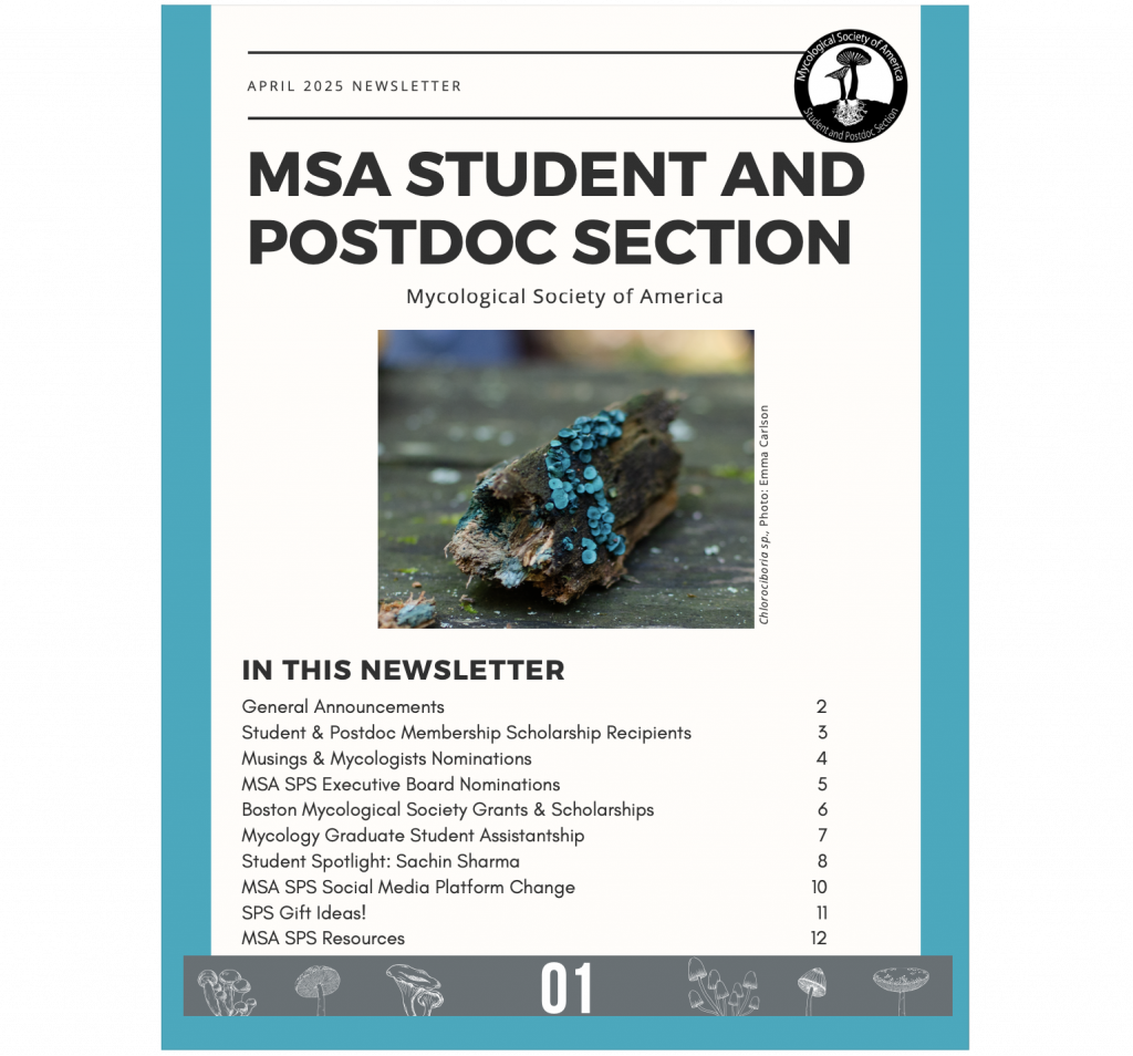 SPS April 2025 Newsletter – MSA Student and Postdoc Section